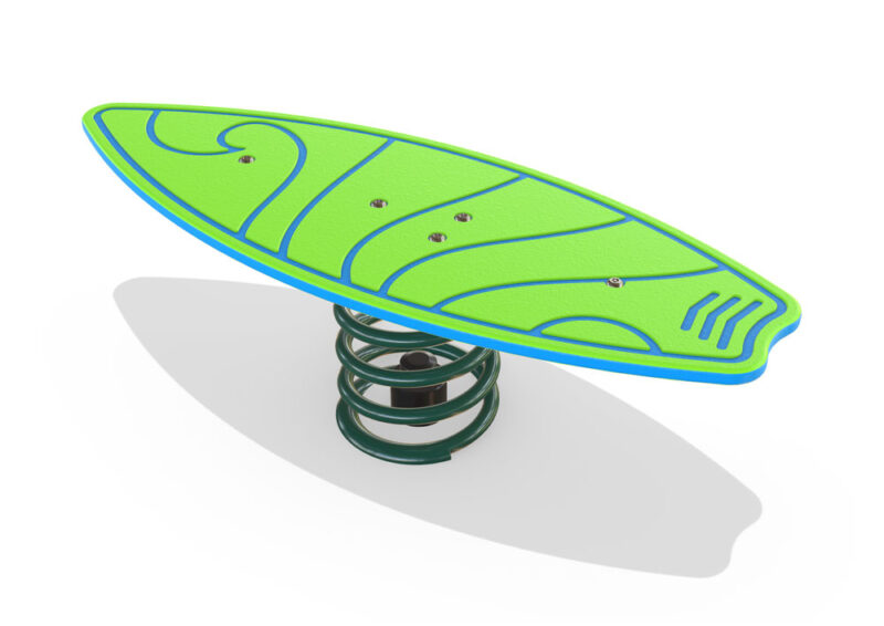 AP7009A Double Spring Rocker Timber | Activity Playgrounds