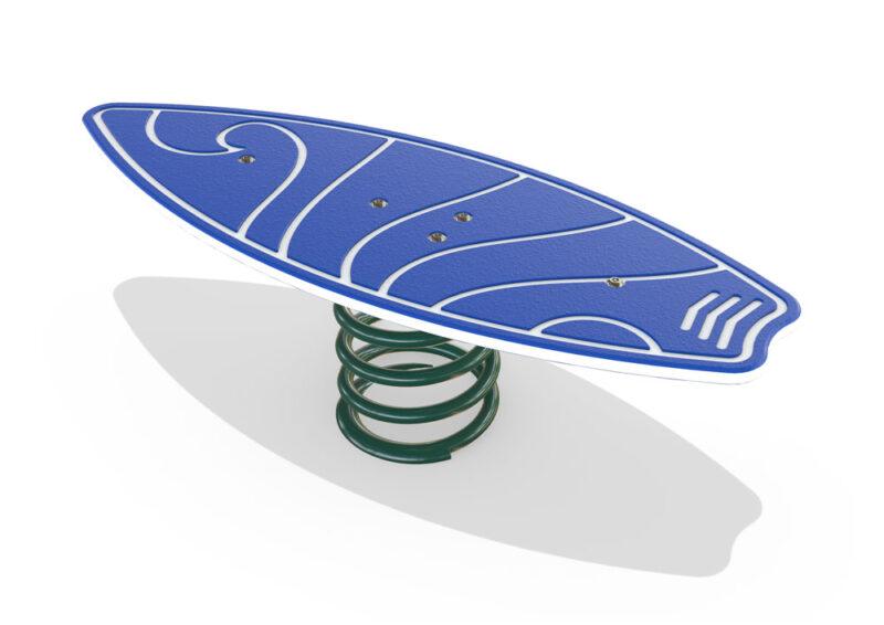 AP7178A Single Spring Rocker Surfboard | Activity Playgrounds