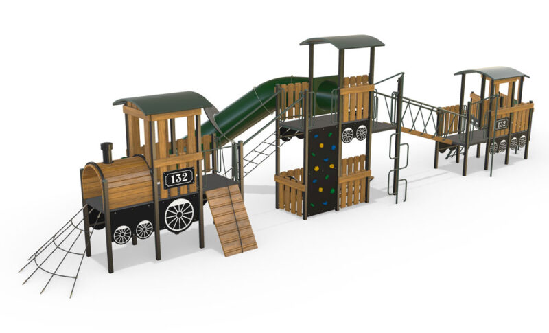 AP7184A 3 Carriage Steam Train | Activity Playgrounds