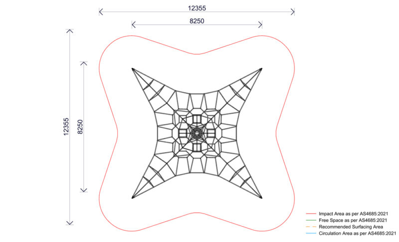 AP7216A 6m Activity Net | Activity Playgrounds