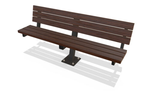 Park Bench with Back | Activity Playgrounds