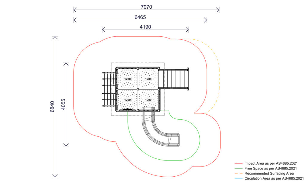 AP7004B Junior Outpost Combination Unit | Activity Playgrounds