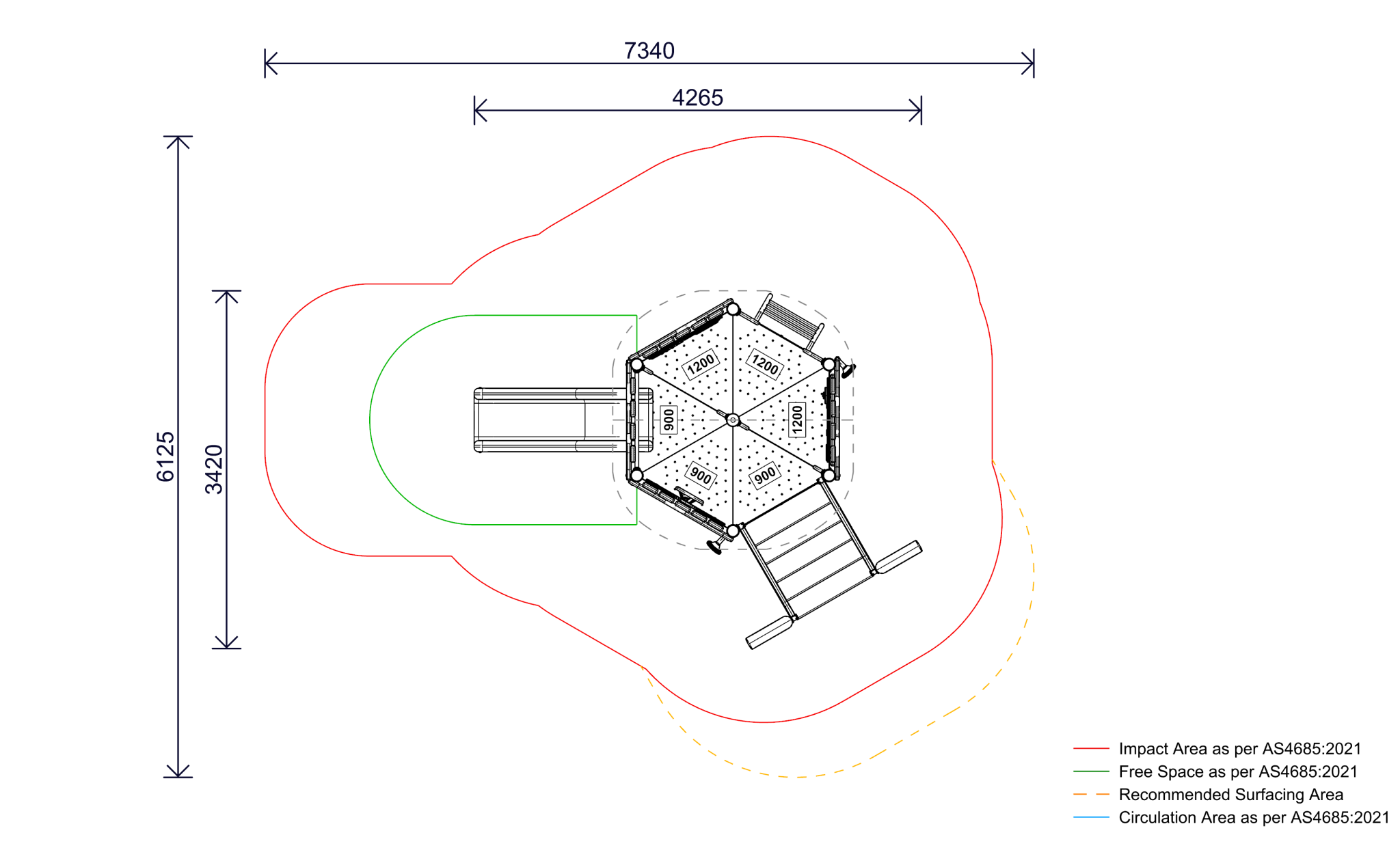 AP7188A Junior Bush Fort | Activity Playgrounds